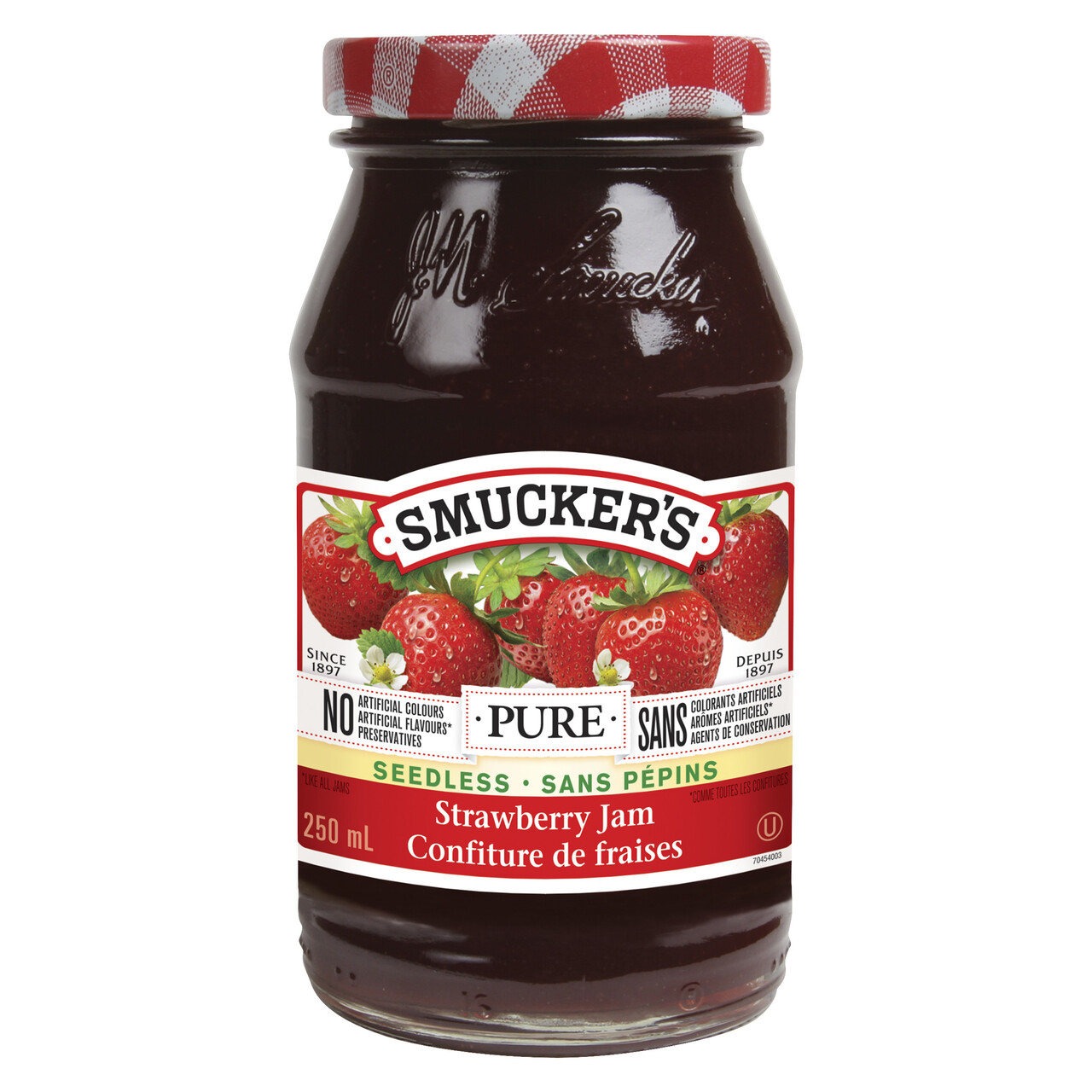 Smucker's Pure Jam Seedless Strawberry 250 ml - Voilà Online Groceries ...
