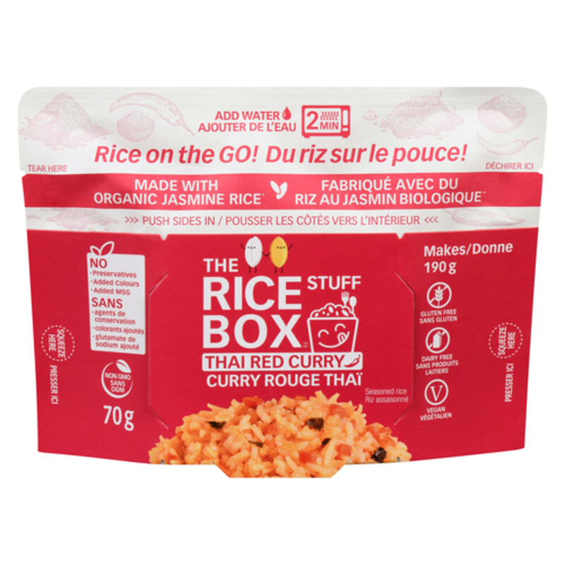 Floating Leaf The Rice Stuff Box Seasoned Rice Thai Red Curry 70 g ...
