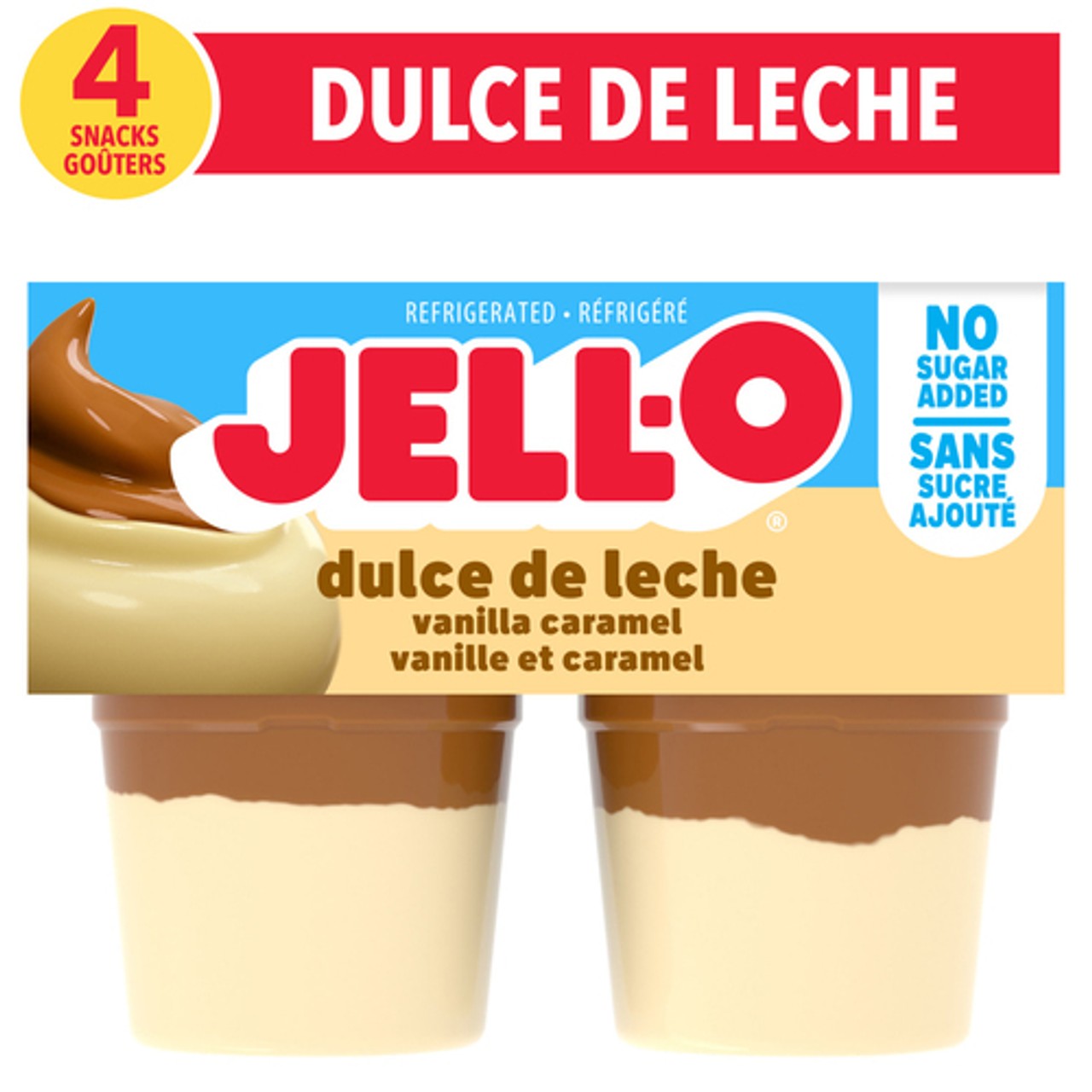 Jell-O Sugar-Free Pudding Snacks Dulce De Leche 424 g - Voilà Online ...