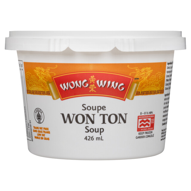 Wong Wing Soup Won Ton 426 ml (frozen) - Voilà Online Groceries & Offers