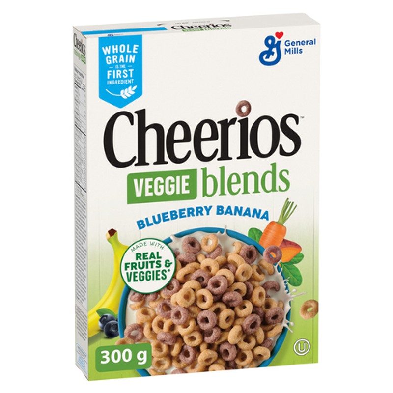 Cheerios Veggie Blends Cereal Blueberry Banana 300 g - Voilà Online ...