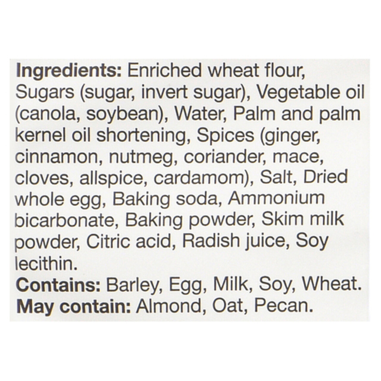 Voortman Cookies Gingerbread 350 g - Voilà Online Groceries & Offers