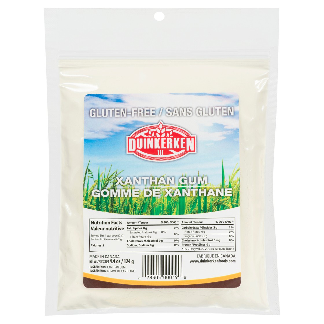 Duinkerken Gluten-Free Pure Xanthan Gum 124 g - Voilà Online Groceries ...