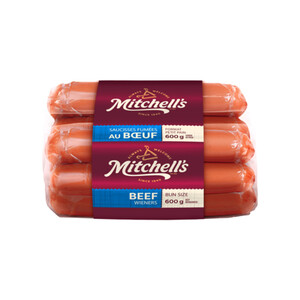 Mitchell's Wieners Beef Bun Size 600 g - Voilà Online Groceries & Offers