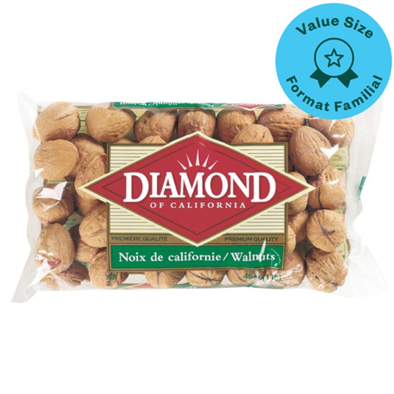 Diamond Of California Walnuts Jumbo 454 g - Voilà Online Groceries & Offers