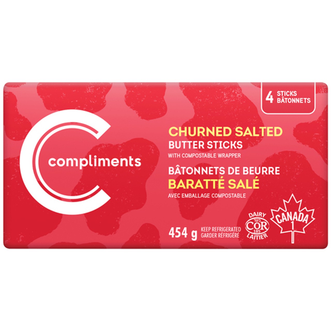Compliments Butter Stick Salted 454 g - Voilà Online Groceries & Offers