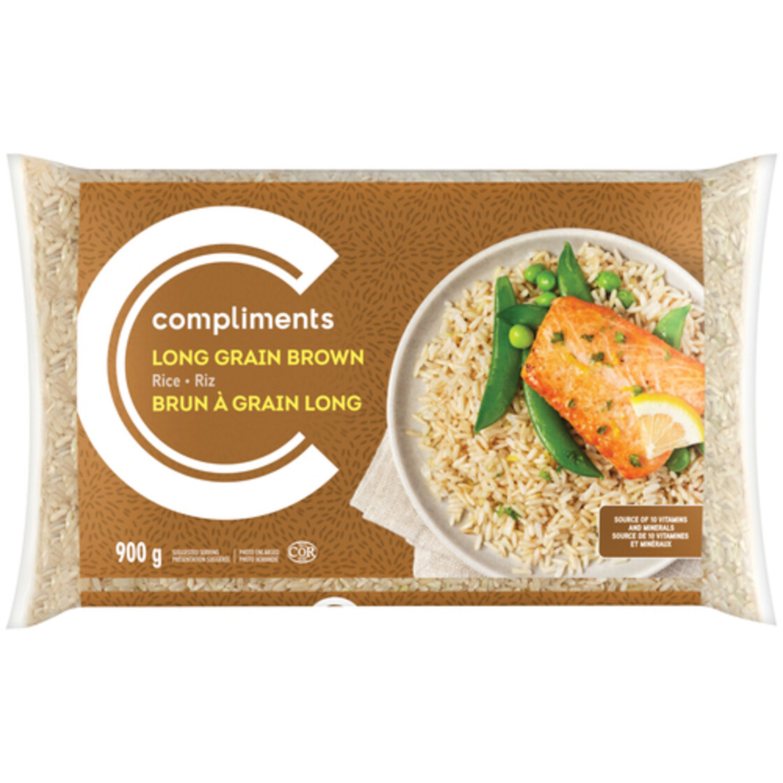 Compliments Brown Rice Long Grain 900 g - Voilà Online Groceries & Offers