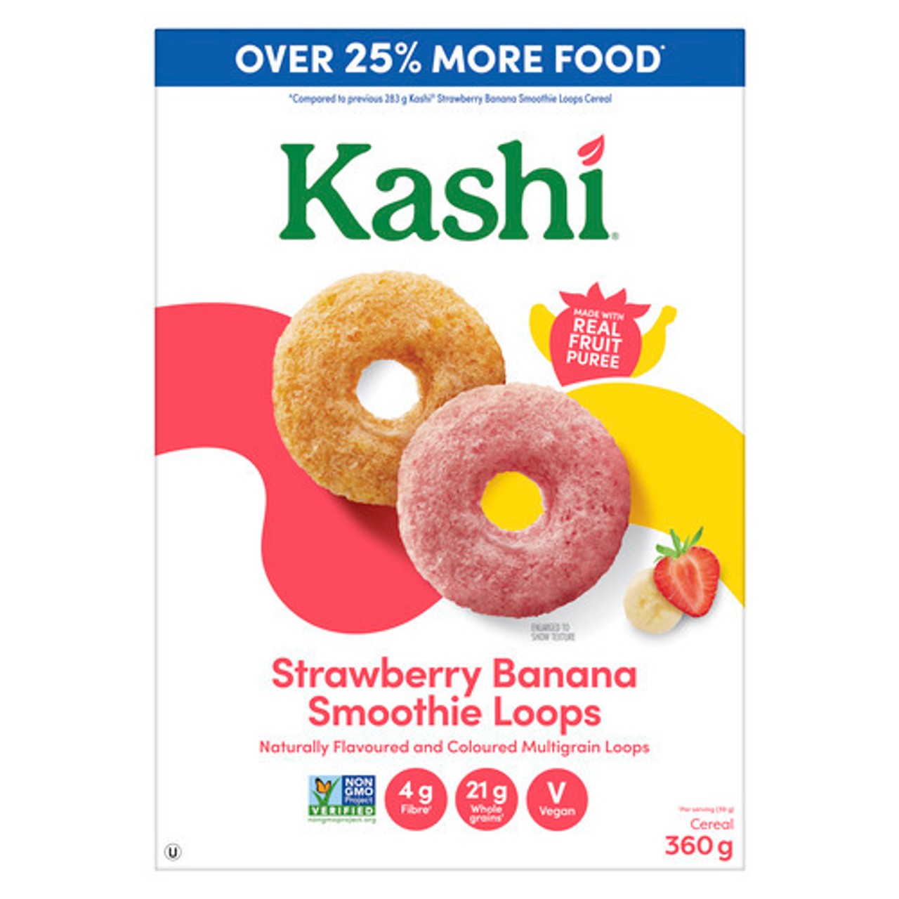 Kashi Cereal Strawberry Banana Smoothie Loops 360 g - Voilà Online ...