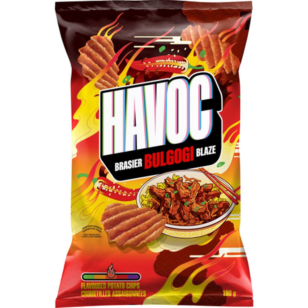 Havoc Potato Chips Bulgogi Blaze Flavoured 190 g - Voilà Online ...