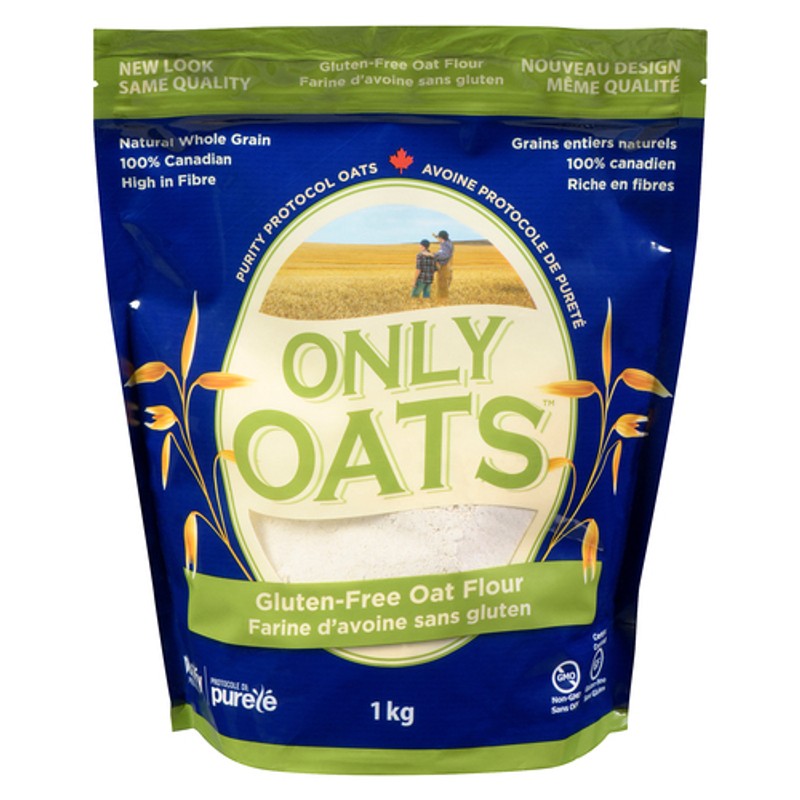 Only Oats Flour Pure Whole Grain Oat 1 kg - Voilà Online Groceries & Offers
