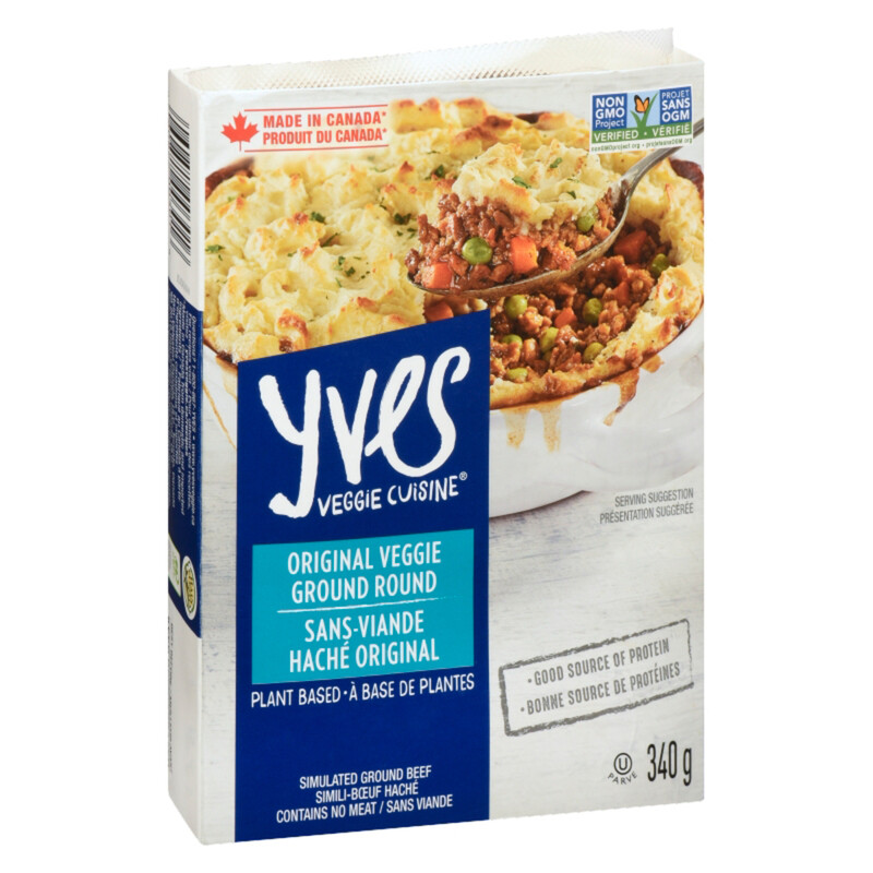 Yves Veggie Cuisine Veggie Ground Round Original 340 g - Voilà Online ...
