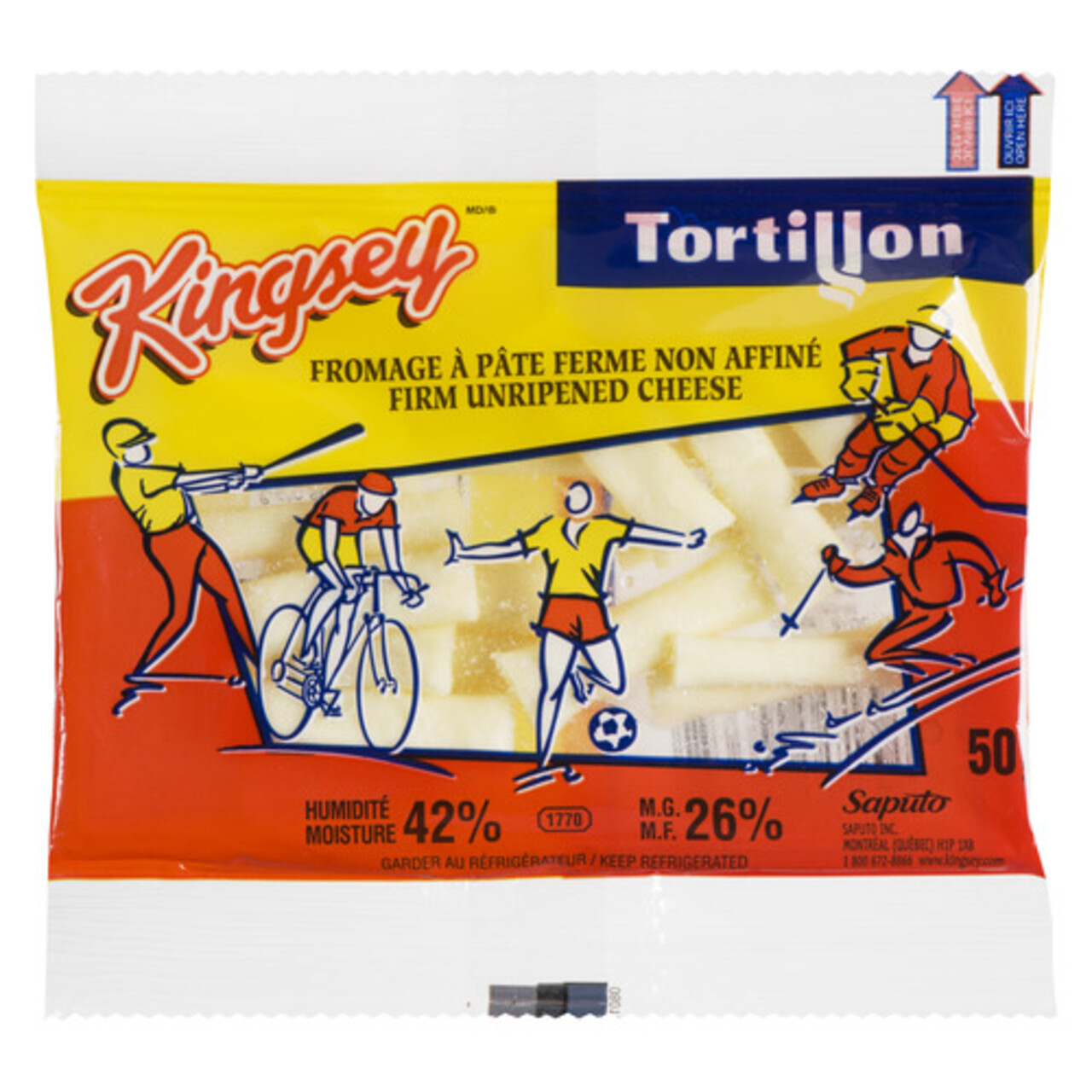 Kingsey Cheese Tortillon 50 g - Voilà Online Groceries & Offers