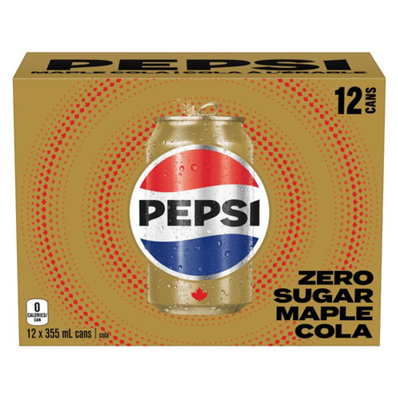 Pepsi Zero Sugar Cola Pop Maple 12 x 355 ml (cans) - Voilà Online ...