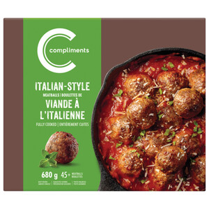 Compliments Frozen Meatballs Italian-Style 680 g - Voilà Online ...