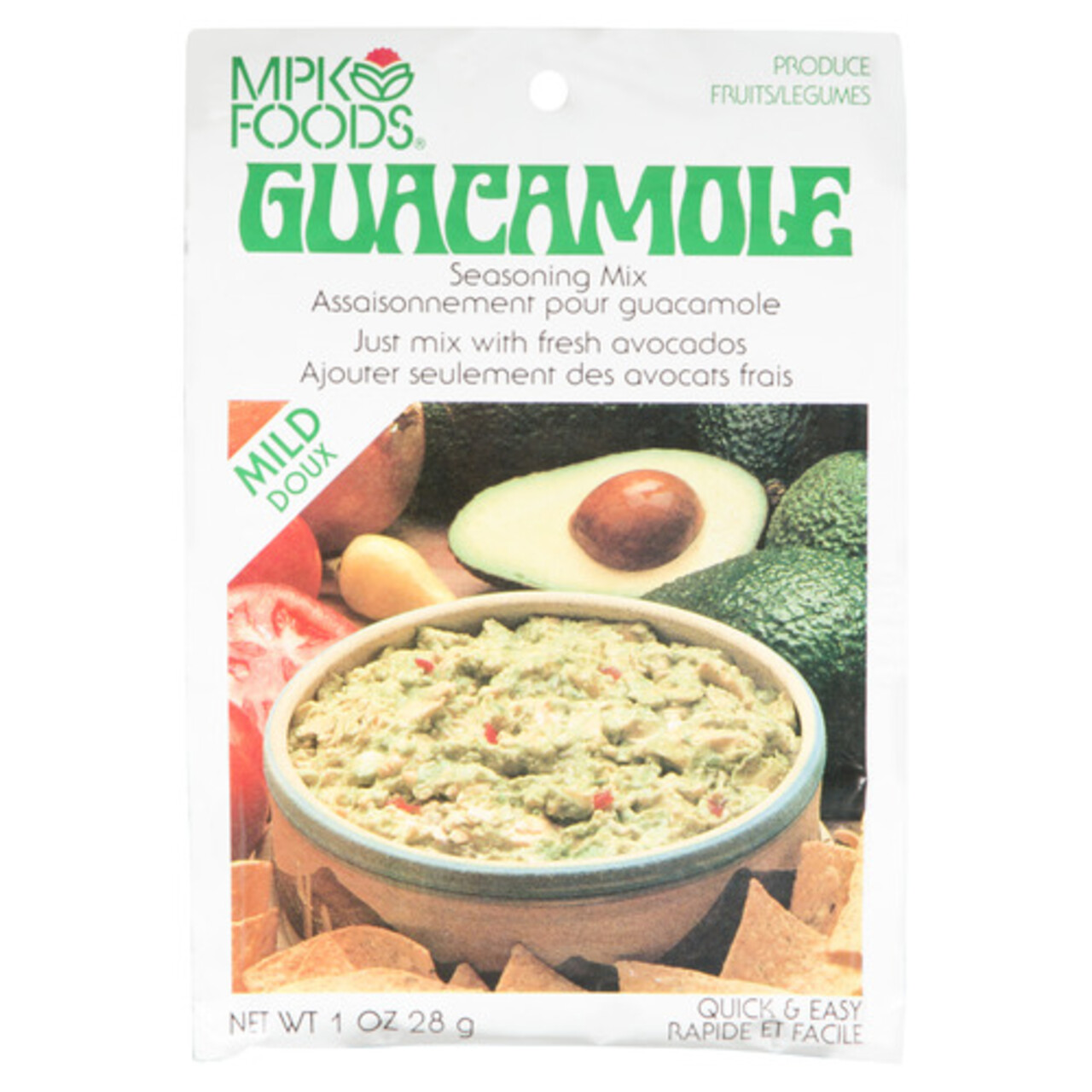 MPK Foods Mild Mucho Guacamole Mix 28 g - Voilà Online Groceries & Offers