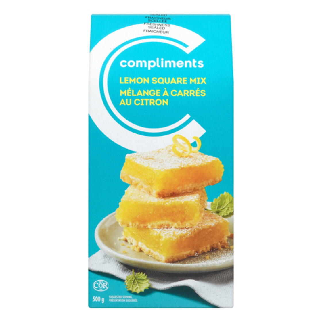 Compliments Baking Mix Lemon Square 500 g - Voilà Online Groceries & Offers