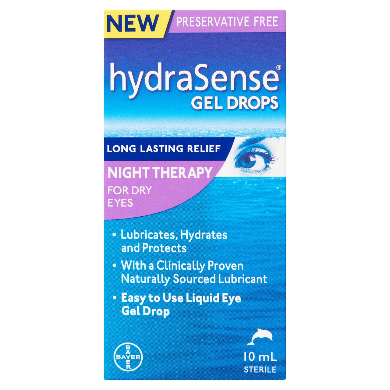 HydraSense Night Therapy Dry Eyes Eye Drops 10 ml - Voilà Online ...