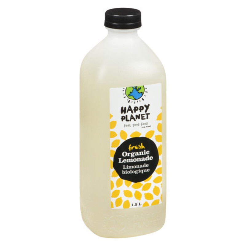 Happy Planet Organic Lemonade Fresh 1.5 L (bottle) - Voilà Online ...