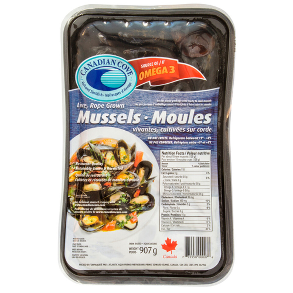 Ocean Wise Canadian Cove Map Mussels 908 g - Voilà Online Groceries ...