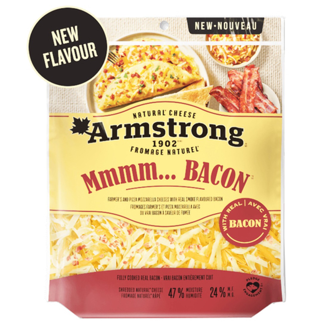 Armstrong Cheese Blend With Bacon Bits 450 g - Voilà Online Groceries ...