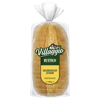 Villaggio Bread Rustico Sourdough 550 g - Voilà Online Groceries & Offers