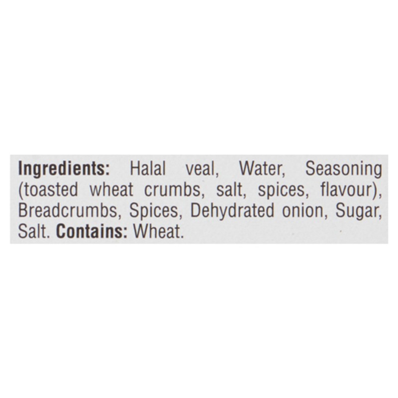 Al Safa Halal Frozen Kofta Veal 454 g - Voilà Online Groceries & Offers