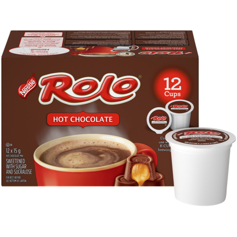 Nestlé Rolo Hot Chocolate Mix Pods 12 x 15 g - Voilà Online Groceries ...