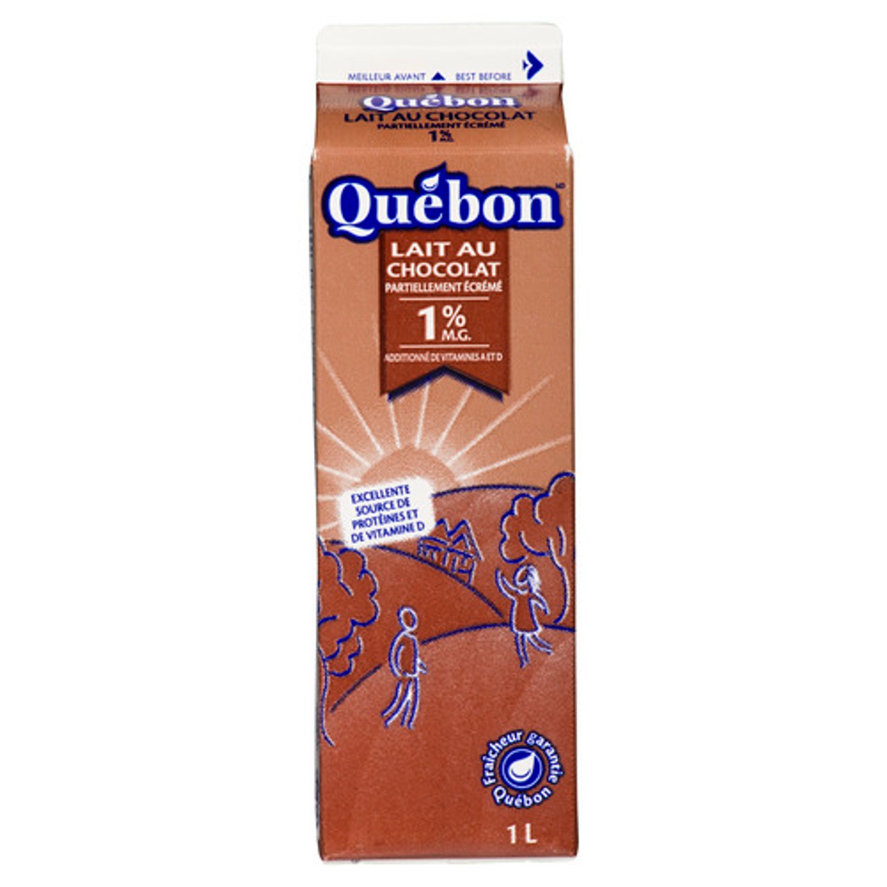 Quebon 1% Chocolate Milk 1 L - Voilà Online Groceries & Offers